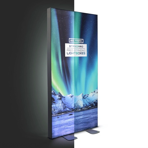 SEG Fabric Free-Standing Lightboxes | Printbots